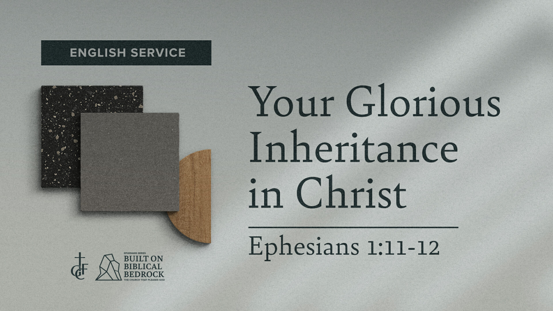 Your Glorious Inheritance in Christ - Greenhills Christian Fellowship