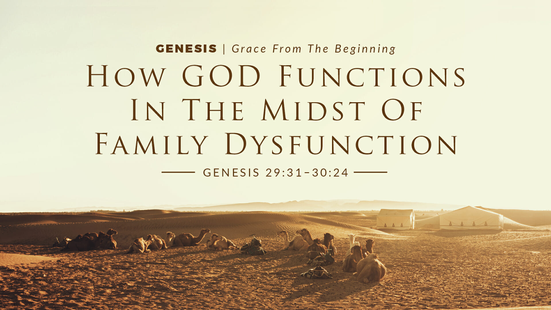 How God Functions in the Midst of Family Dysfunction - Greenhills ...