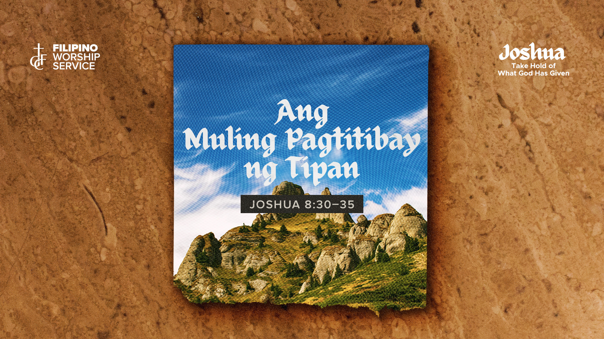 Ang Muling Pagtitibay ng Tipan - Greenhills Christian Fellowship