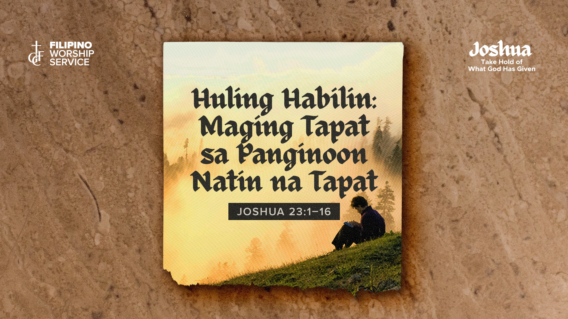 Huling Habilin: Maging Tapat sa Panginoon Natin na Tapat - Greenhills ...
