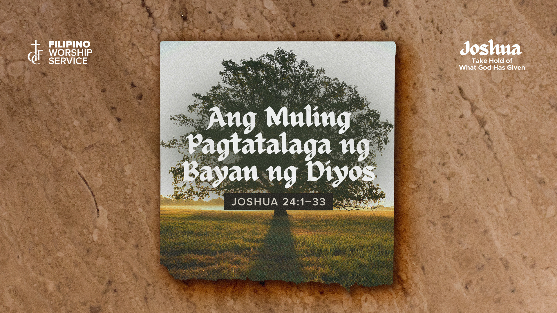 Ang Muling Pagtatalaga ng Bayan ng Diyos - Greenhills Christian Fellowship