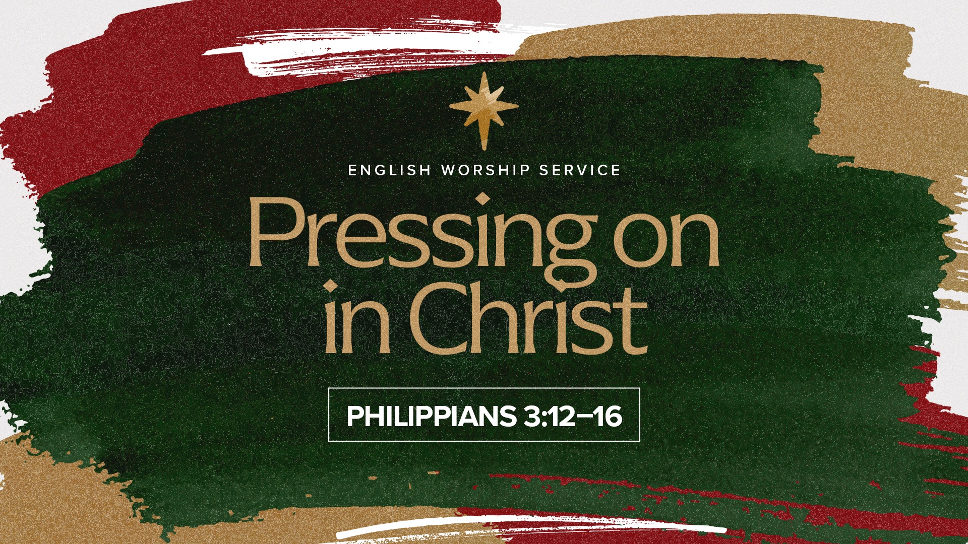 Pressing On In Christ - Greenhills Christian Fellowship